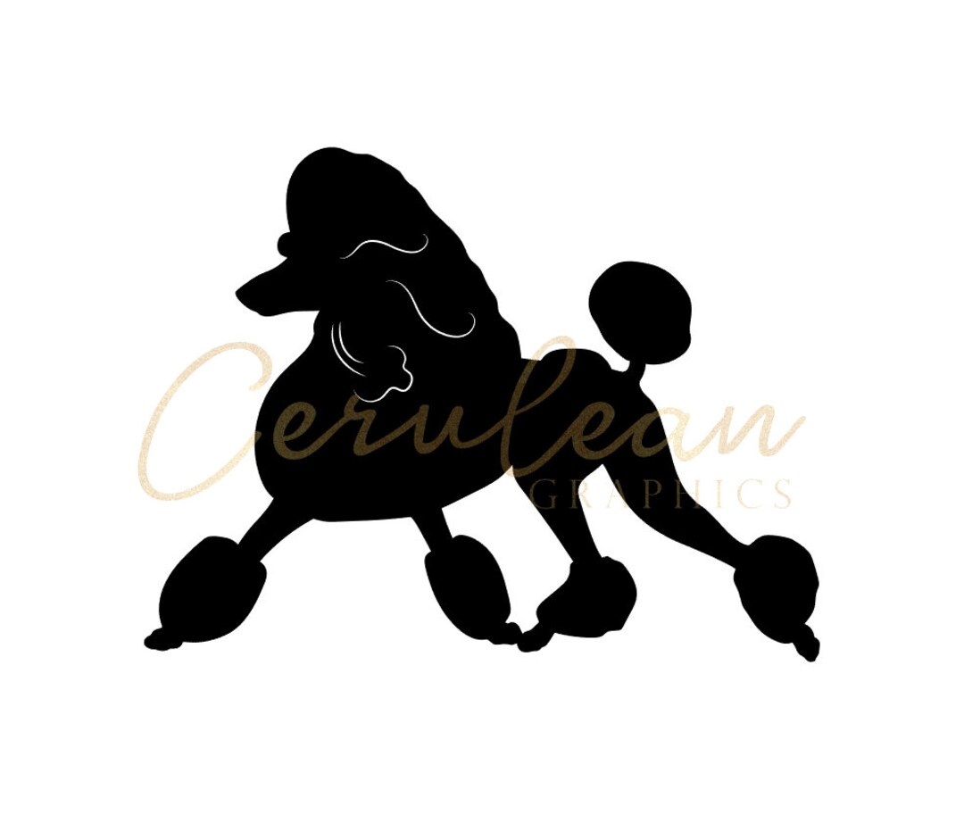 Dog Breed Decal Standard Poodle 2 - Etsy
