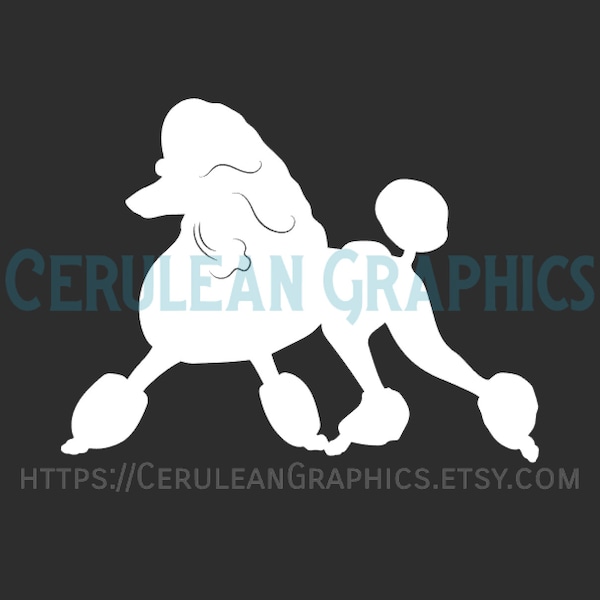Poodle Decals - Etsy