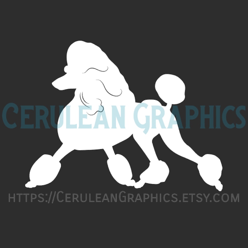 Poodle Decals - Etsy