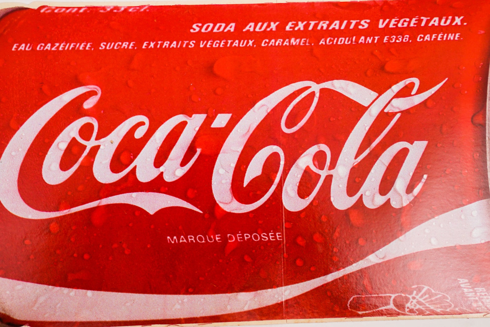 2 Vtg 80s Coca Cola Coke Pop Soda Can Advertising Large Decal | Etsy