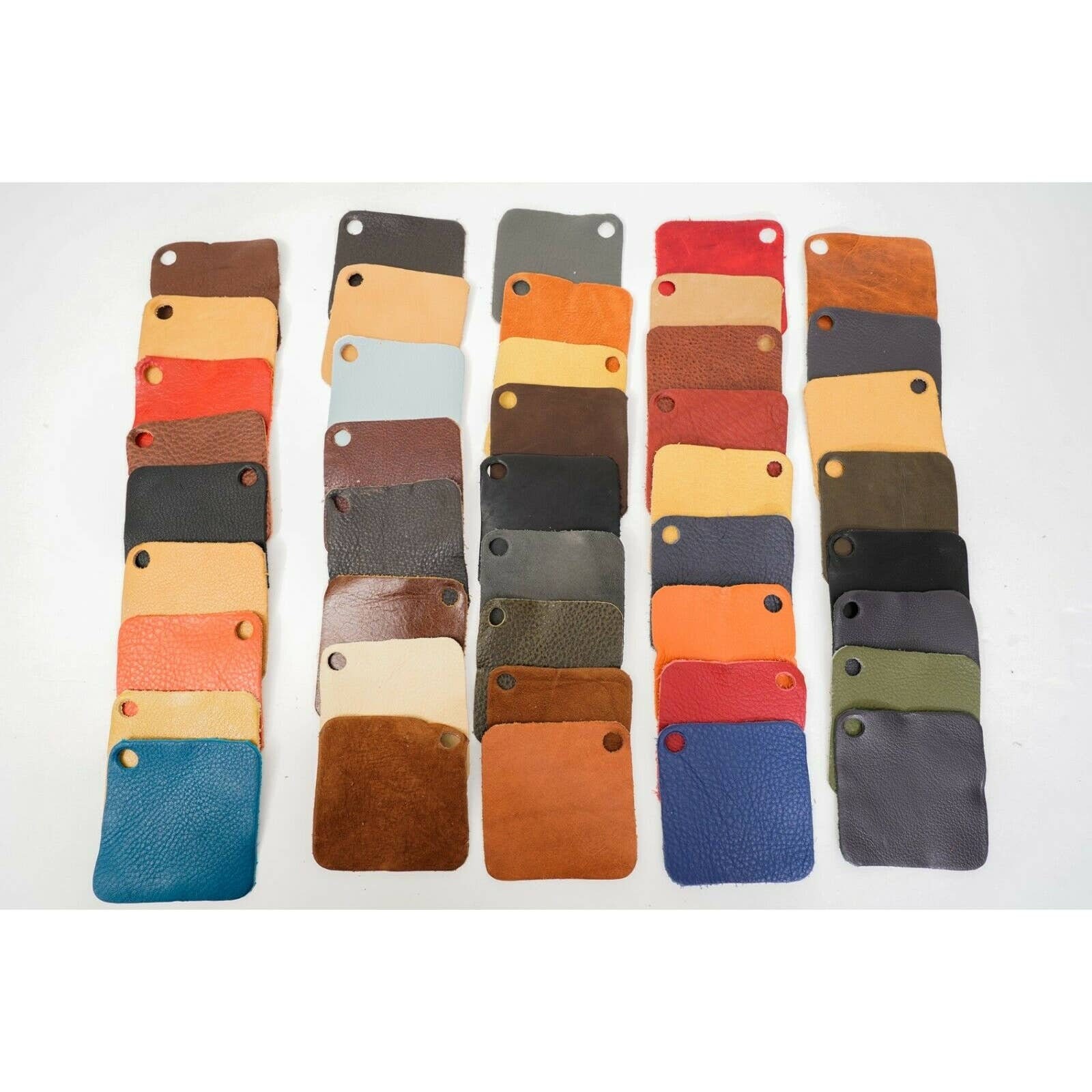 Lot of 43 wholesale Leather Swatch assorted Samples 3 x | Etsy