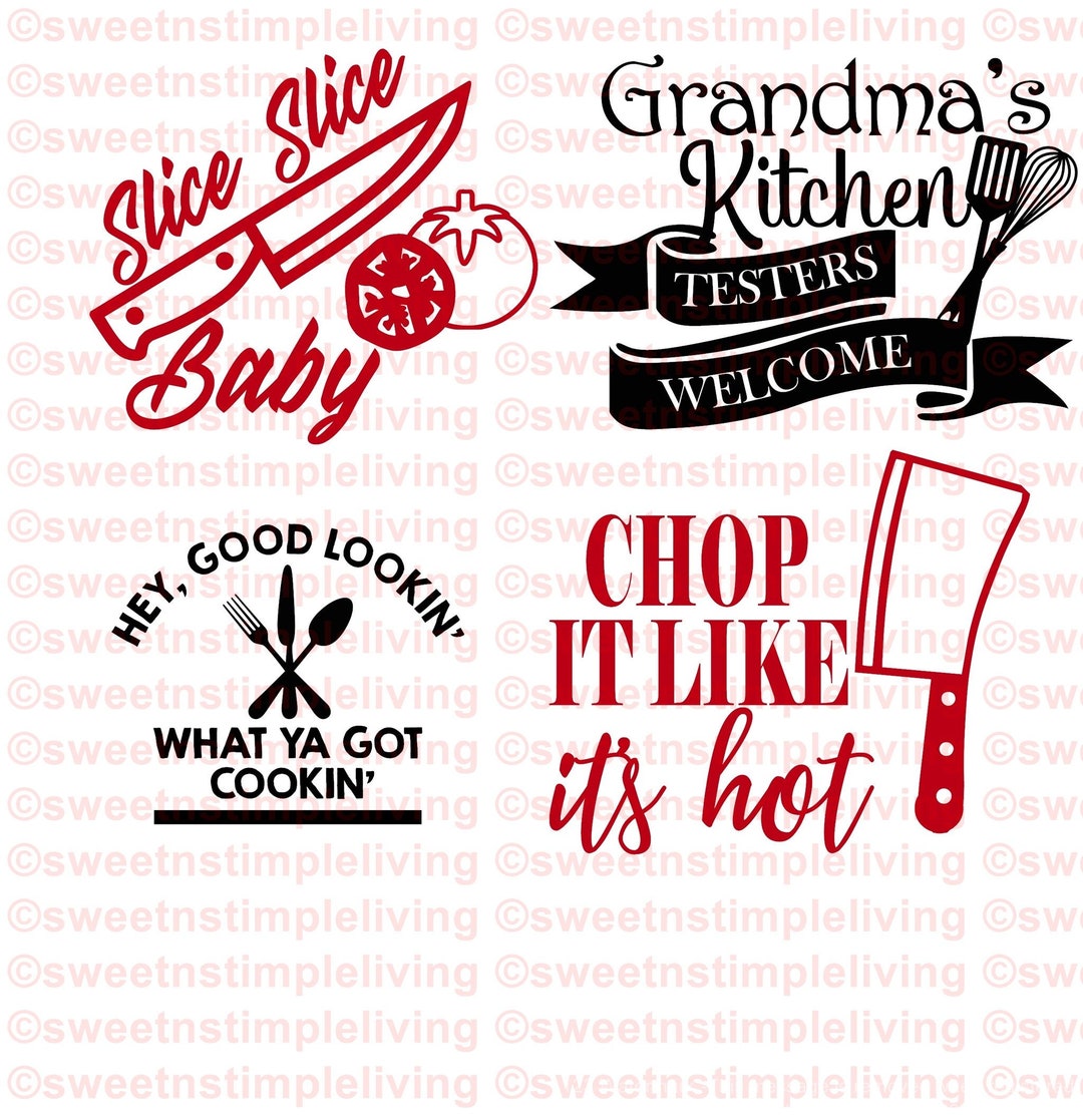 Kitchen SVG Bundle - Etsy