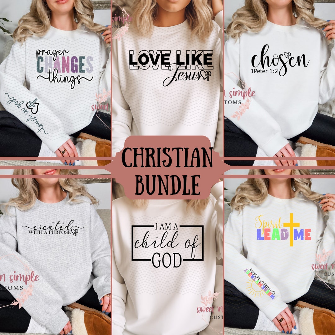 Christian Faith Bundle for Sublimation & Printing | Religious T-shirt ...
