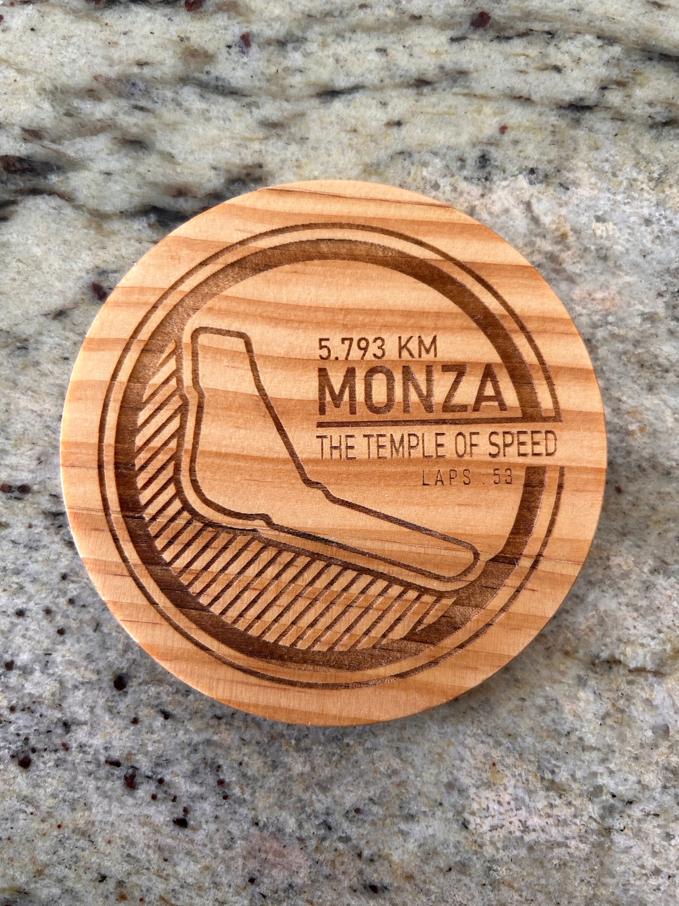 F1 Inspired Coasters | 2024 Cricuits | Wooden 4" Coasters - Etsy