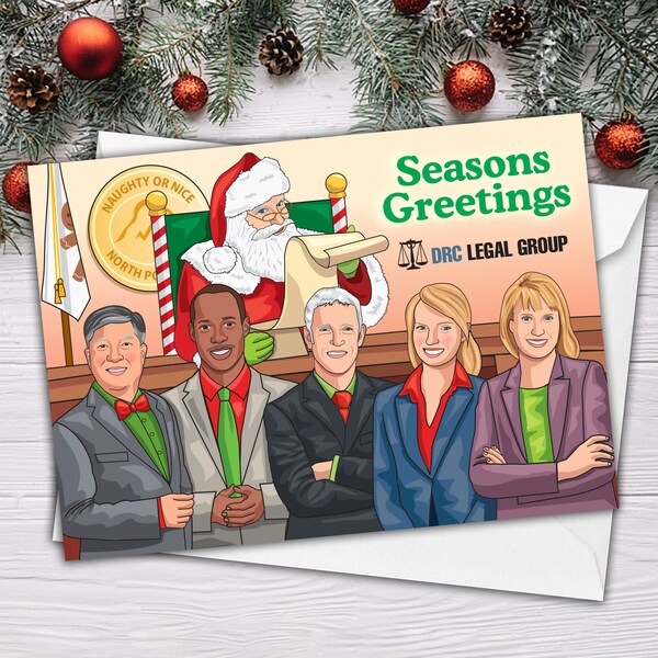 Law Firm Christmas Card - Etsy