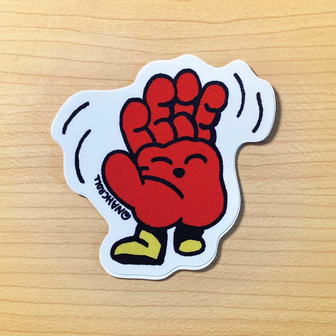 High Five - Matte/weatherproof Sticker - Etsy