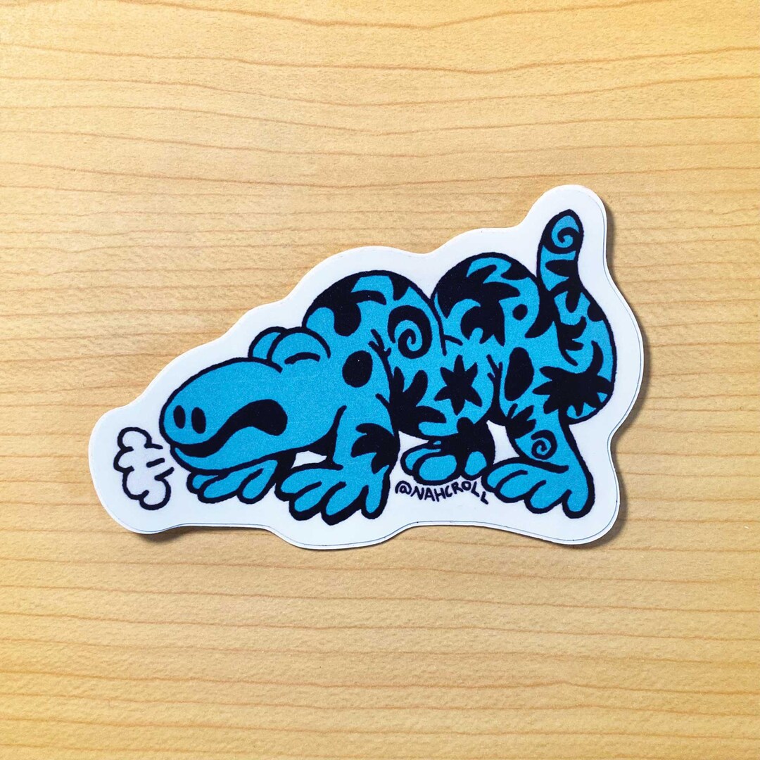 Sassafras Salamander - Matte/weatherproof Sticker - Etsy