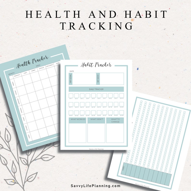 Printable Life Planner Undated Monthly Weekly and Daily | Etsy