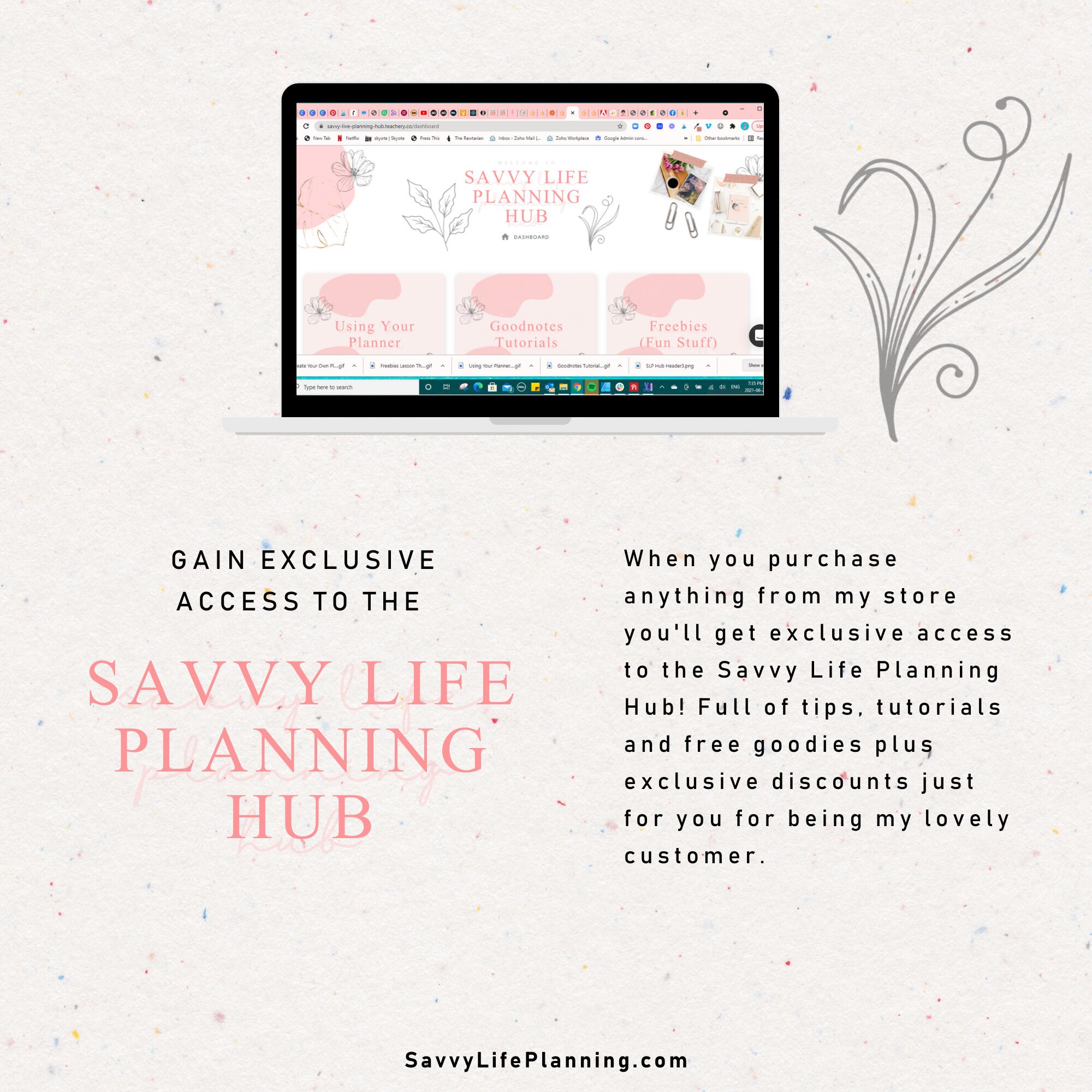 Digital Life Planner With Hyperlinked Tabs for Ipad, Undated, Monthly ...