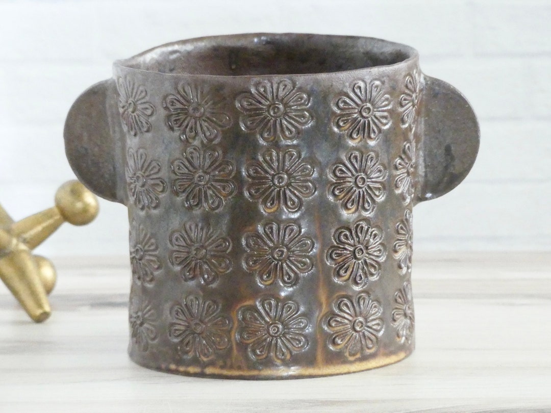 Rustic Daisy Utensil Holders,flower Pot,flower Vase. - Etsy