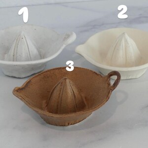 Handmade Ceramic Citrus Juicer: Pottery Lemon Reamer - Etsy