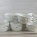 Personalized Hand Built Pinch Love Mugs,8oz With 24k Gold Luster ...