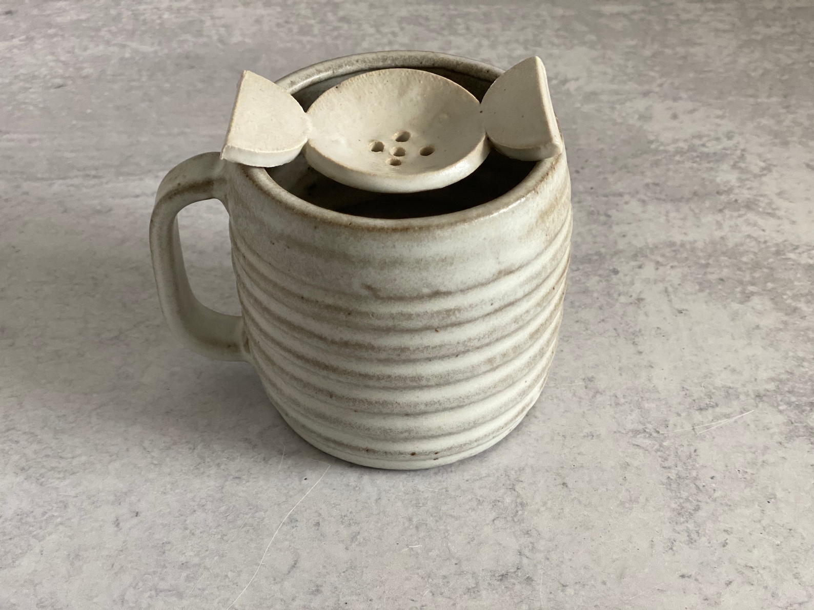 Ceramic Tea strainer clay tea strainer | Etsy