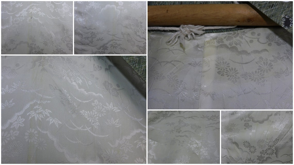 Vintage Japanese Haori Hippari Dochugi Abstract Pattern - Etsy