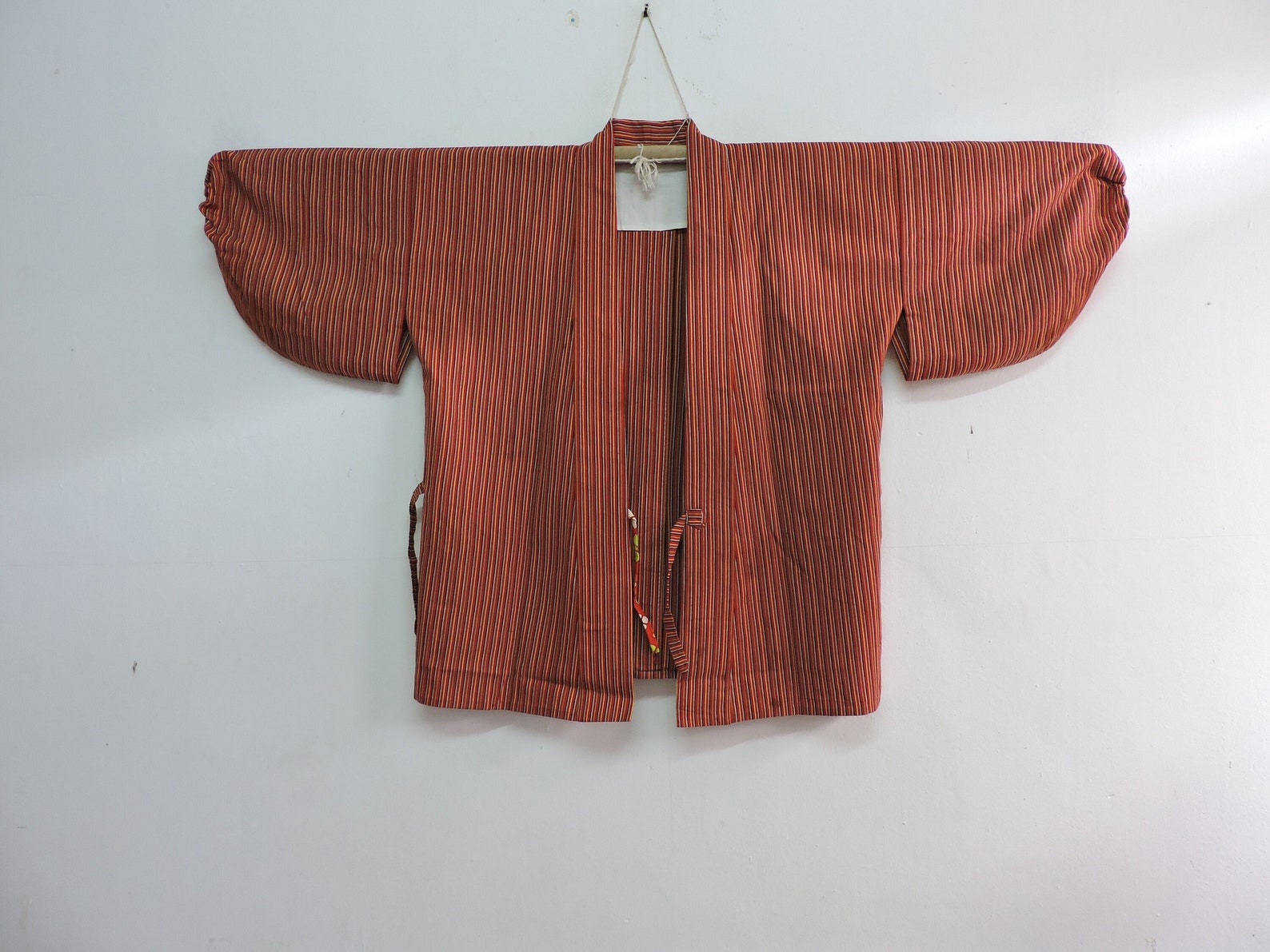 Vintage Japanese Hippari Dochugi Abstract Geometric Striped - Etsy