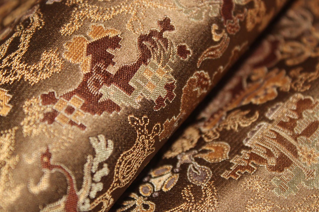 Beautiful Outstanding Japanese Maru Obi Kimono Sash Belt Vintage Table ...