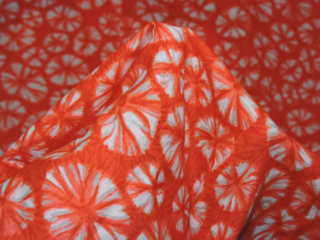 Japanese Juban Inner Wear Kimono Abstract Pattern of Floral Flower ...