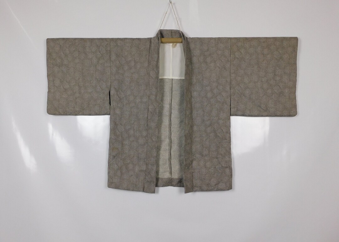 Vintage Japanese Haori Hippari Dochugi Abstract Geometric - Etsy