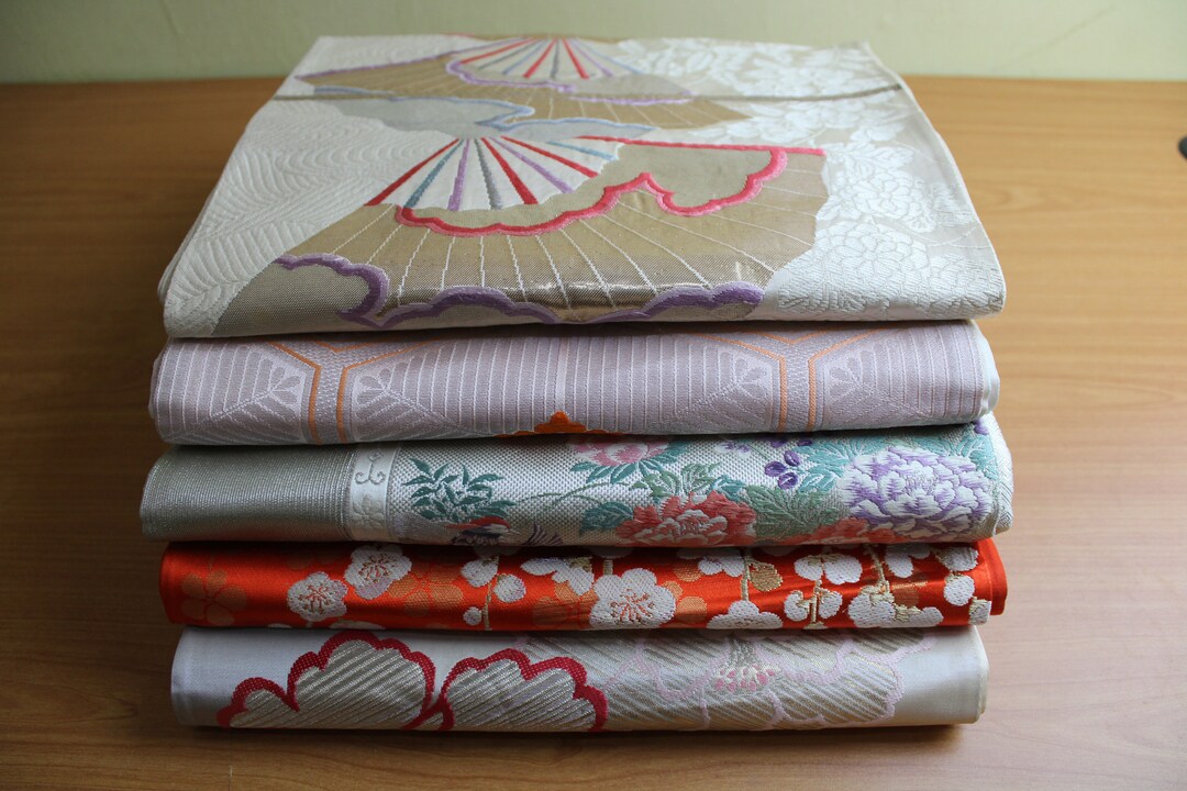 Fukuro Obi Wholesale Lot of 5 Japanese Kimono Yukata Sash - Etsy Singapore