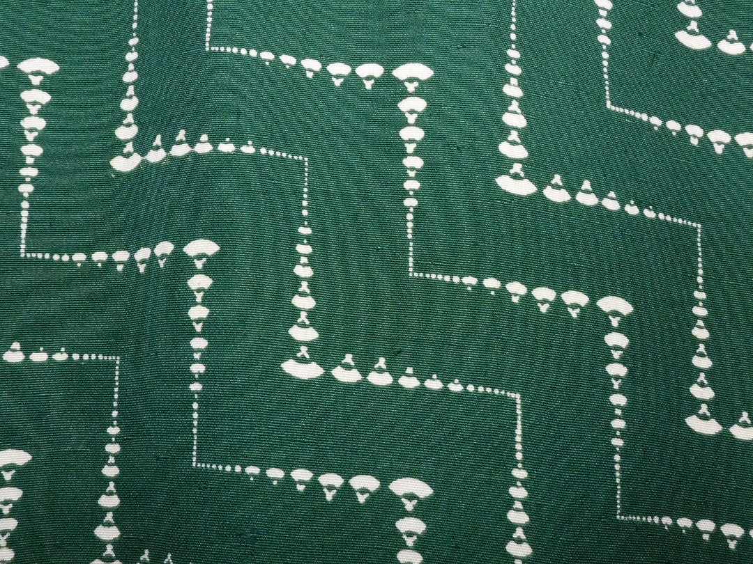 Japanese Haori Hippari Abstract Geometric Pattern Green - Etsy