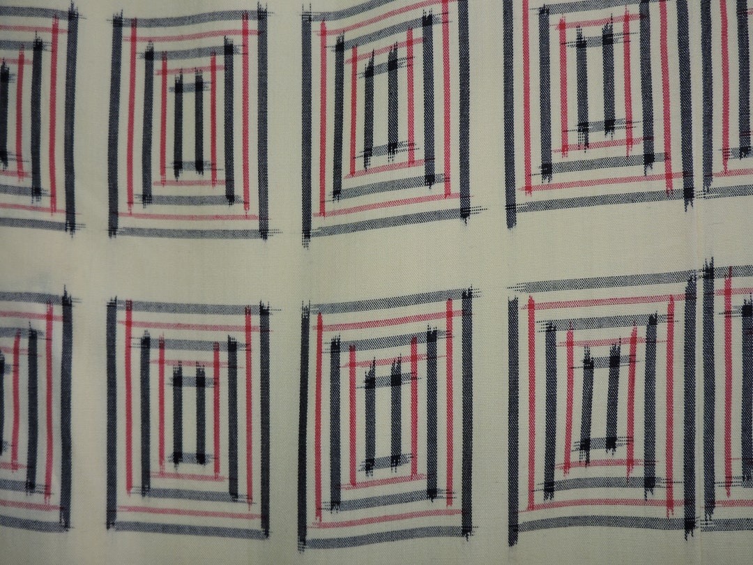 Japanese Haori Hippari Dochugi Abstract Geometric Pattern - Etsy