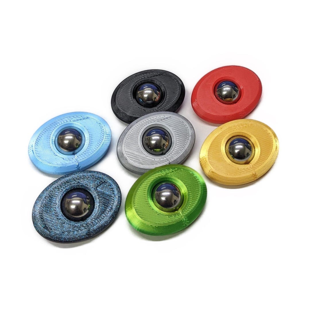 Orbiter Pocket Fidget, Gyro Spinner Fidget, Pocket Spinner, Metal Ball ...