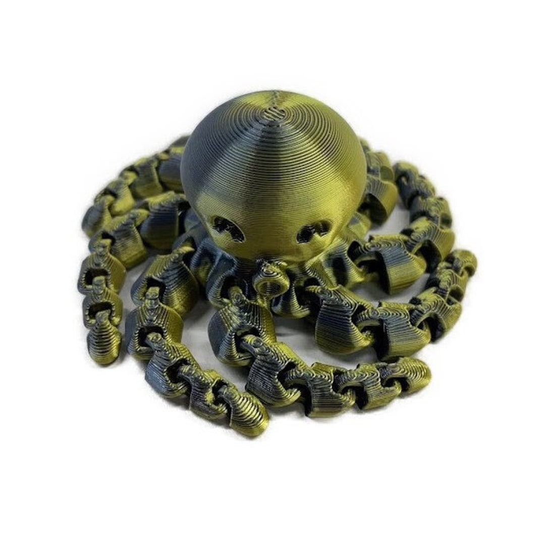 Baby Octopus Flexible Figure, Fidget Toy, Desk Prop, Finger Puppet ...