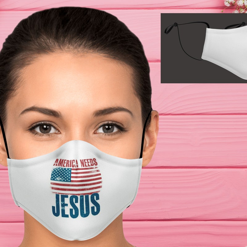 Jesus Face Mask - Etsy