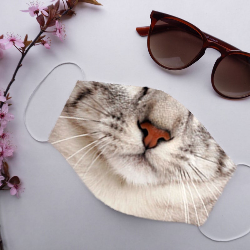 Cat Face Mask - Etsy