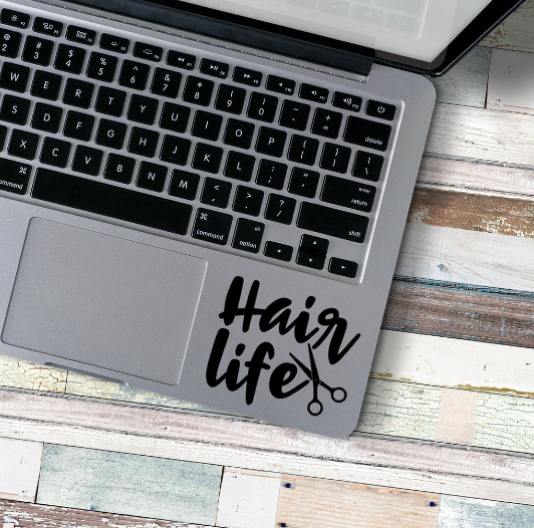 Hair Life Decal, Style Life Sticker, Scissor Decal, Laptop Decal, Car ...