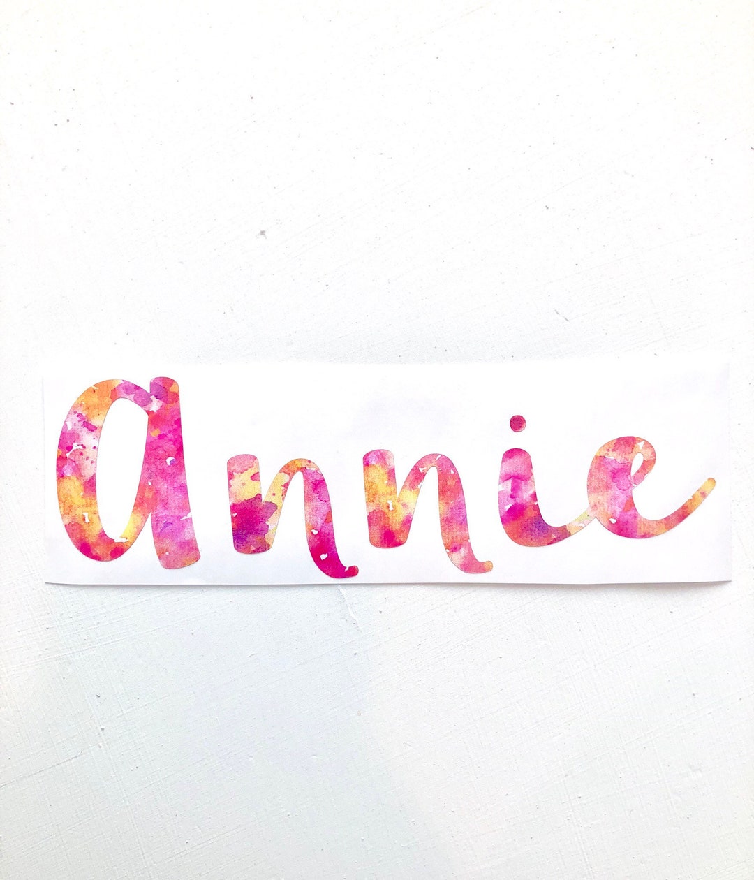 Name Decal, Floral Name Decal, Colorful Name Decal, Personalized Name ...