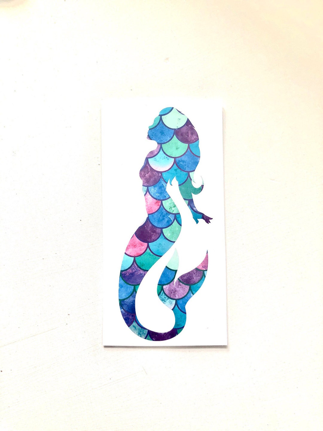 Mermaid Decal, Mermaid Scales Decal, Mermaid Laptop Decal, Mermaid Yeti ...