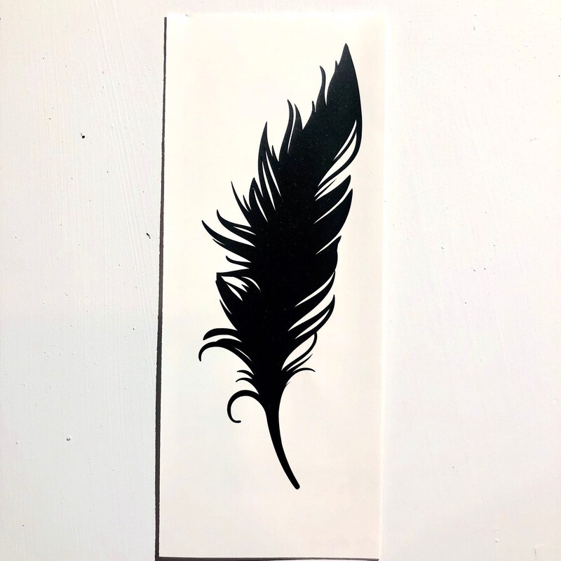 Feather Decal - Etsy