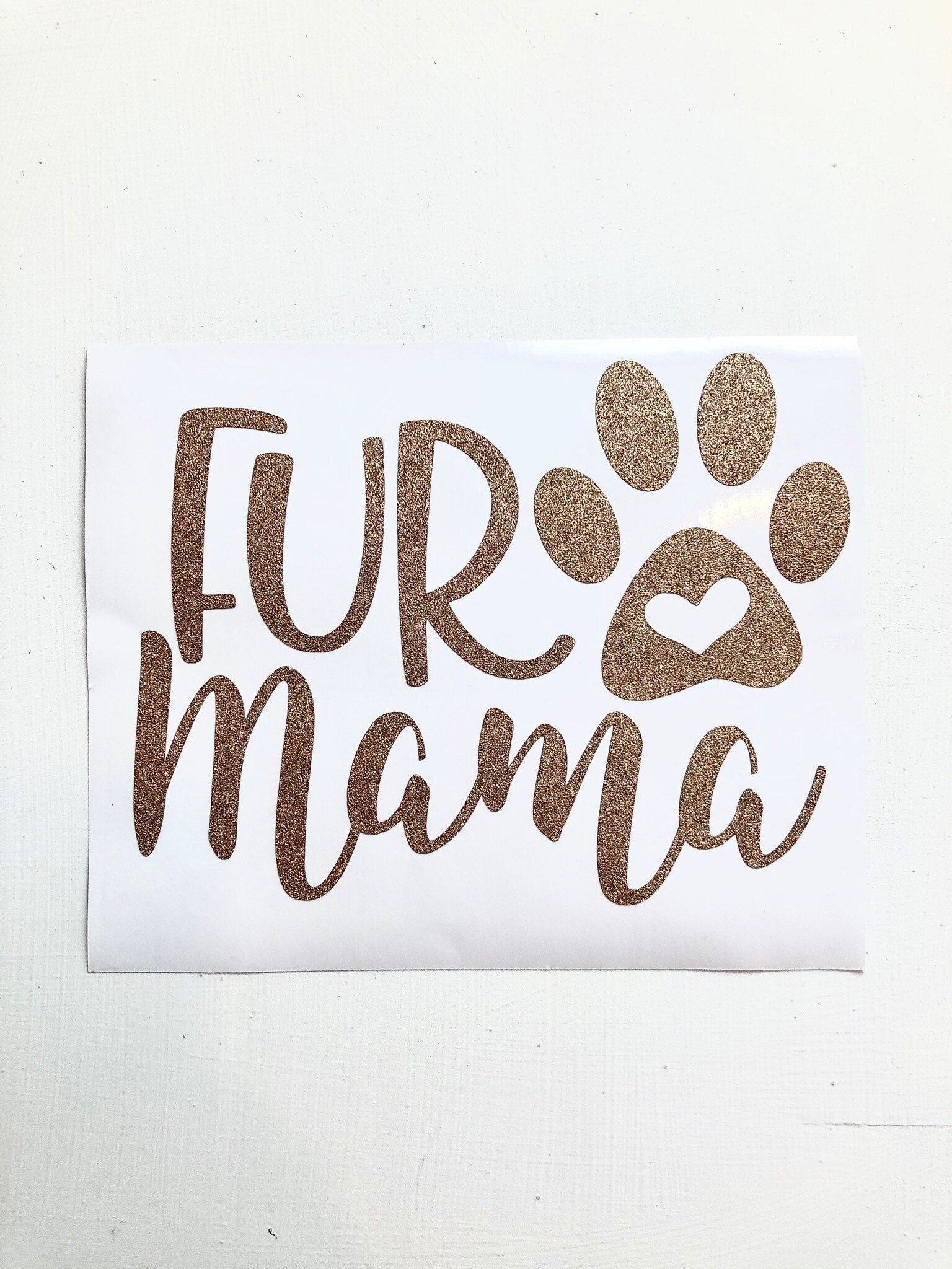 Fur Mama Decal Fur mom dog mom dog mama fur mama vinyl | Etsy