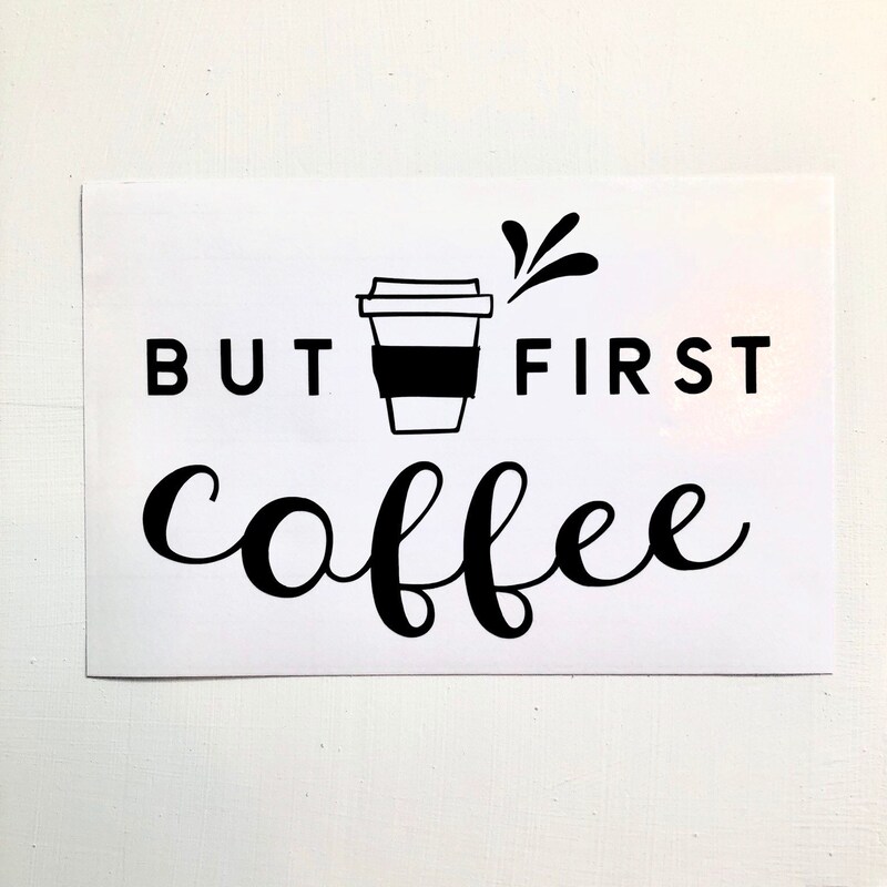 Teacher Coffee Decal - Etsy