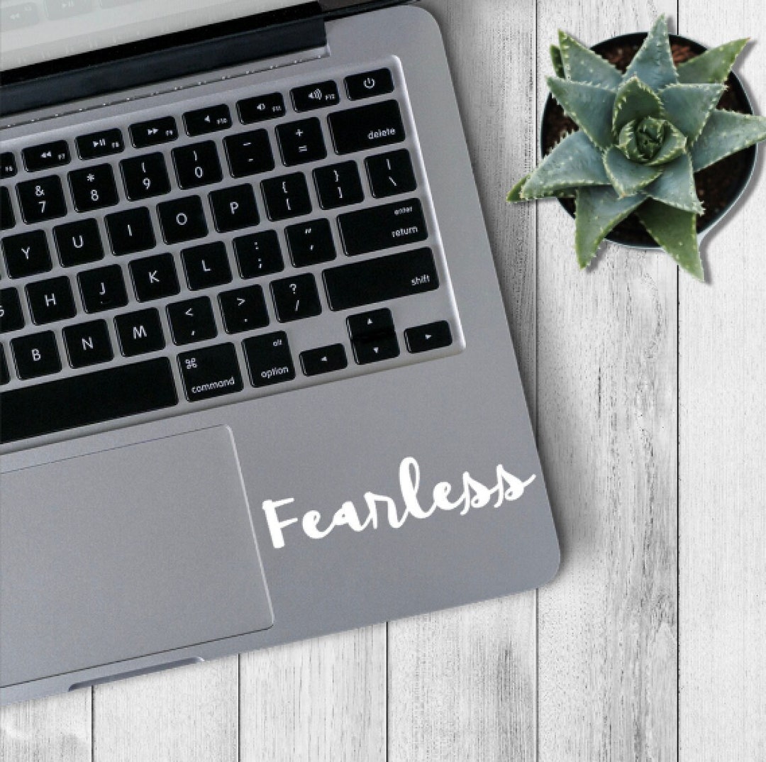 Fearless Decal Sticker, Laptop Decal Sticker, Tumbler Stickers, Car ...