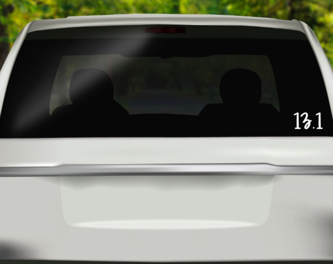 13.1 Car Decal Sticker, 13.1 Decal Car, 13.1 Sticker for Car, Half ...