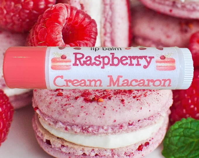 Raspberry Cream Macaron Lipsessed Lip Balm 1 LIMITED EDITION - Etsy