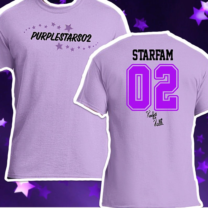 Official Purplestars02 Starfam T-shirt Merch (limited Edition) - Etsy