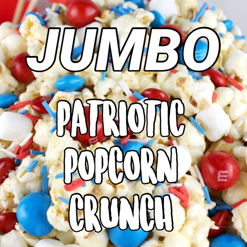 JUMBO Patriotic Popcorn Crunch Lipsessed Lip Balm LIMITED | Etsy