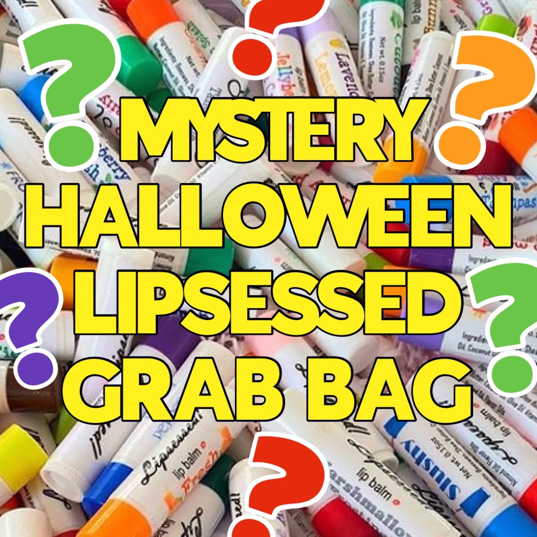 Mystery HALLOWEEN Lipsessed LIP BALM Set of 4 Surprise Flavors - Etsy