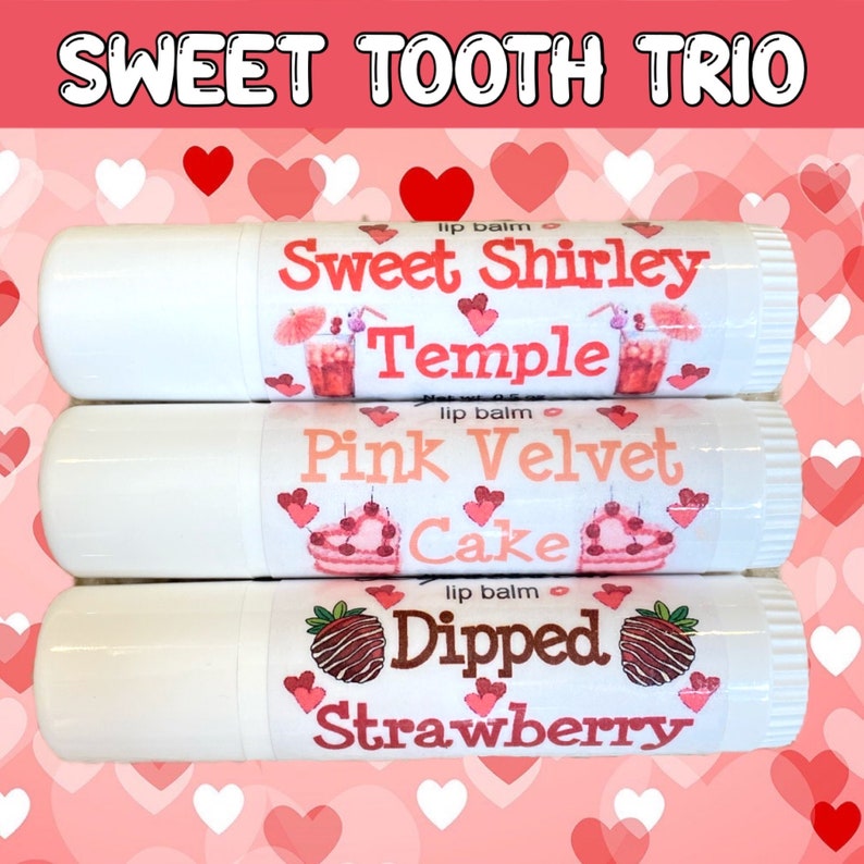 JUMBO Sweet Tooth Trio Set Lipsessed Lip Balm Limited Edition - Etsy