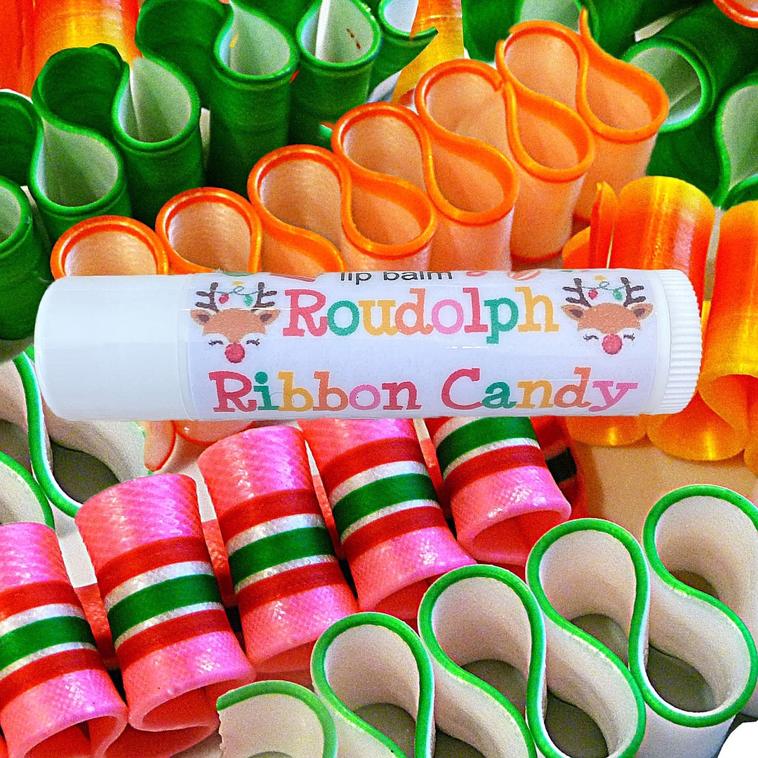 Rudolph Ribbon Candy Lipsessed Lip Balm (1) - Etsy