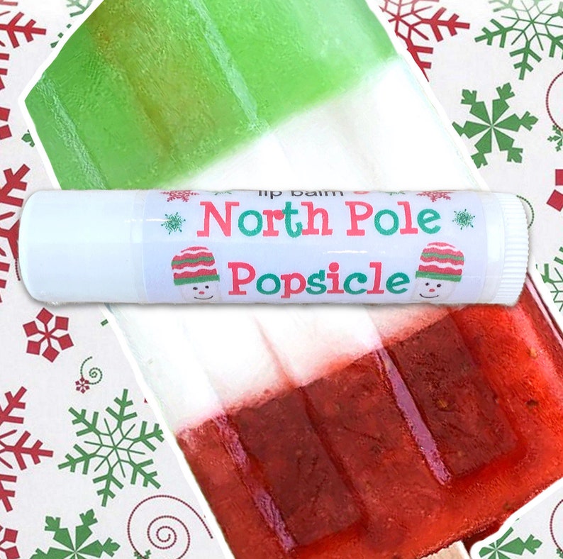 North Pole Popsicle Lipsessed Lip Balm (1) - Etsy