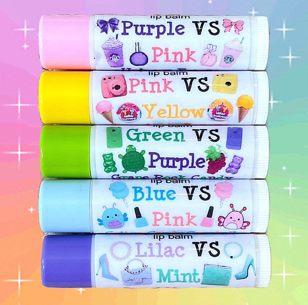 Purplestars02 Color VS Color Shopping Challenge Lipsessed Lip Balm Set ...