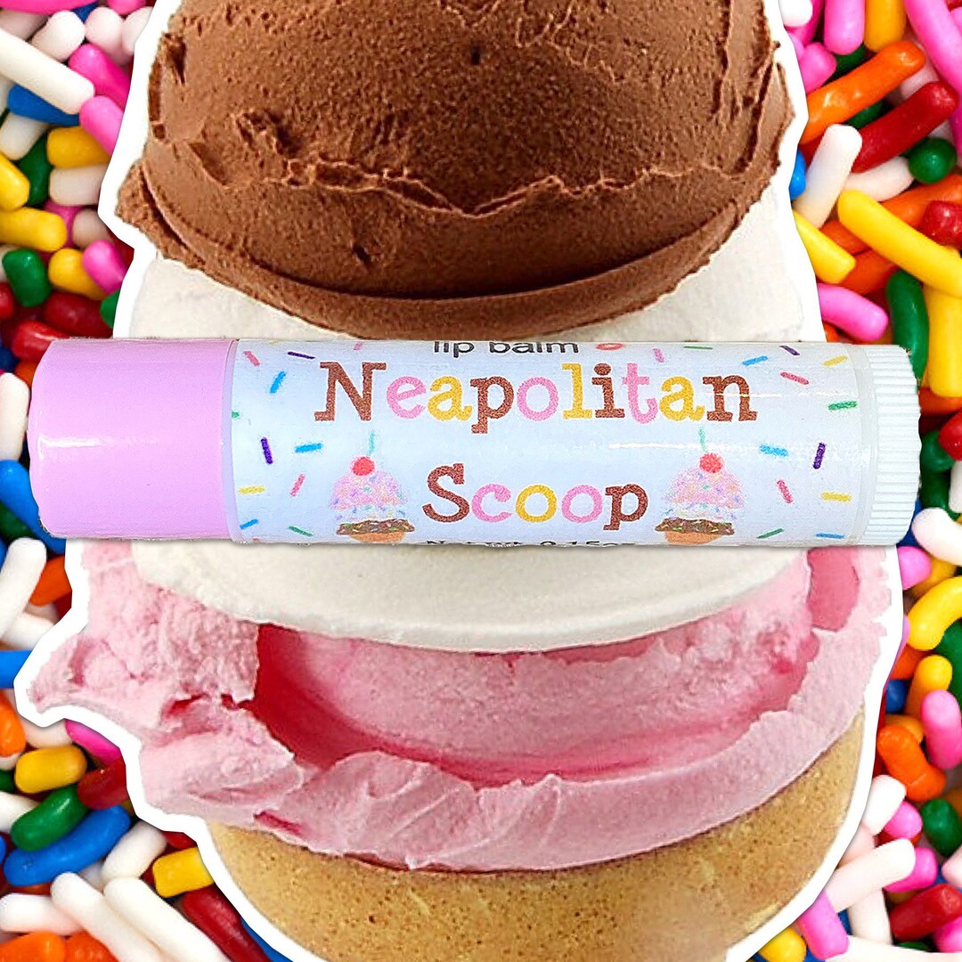 Neapolitan Scoop Lipsessed Lip Balm (1) LIMITED EDITION! - Etsy