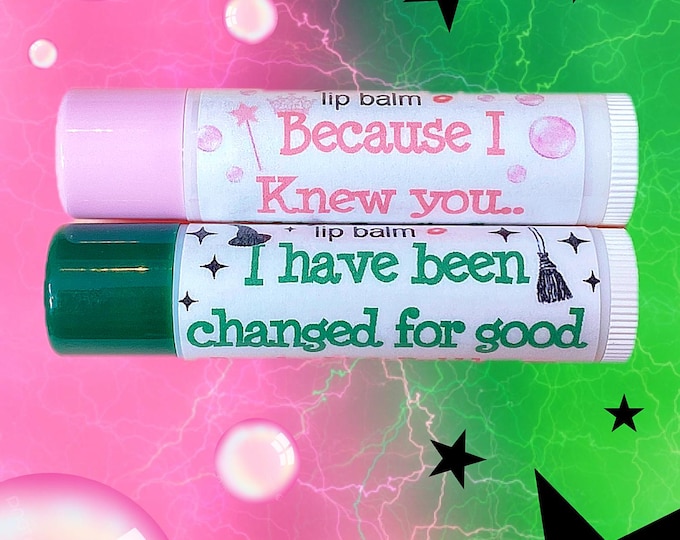 Wicked “for Good” Inspired Lipsessed Lip Balm Together Duo Set - Etsy