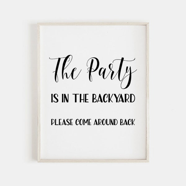 Backyard Signs - Etsy