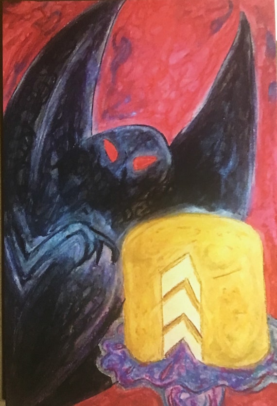 Cake Sidler 4 Mothman the Postcard | Etsy