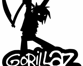 Gorillaz Vinyl Sticker - Etsy